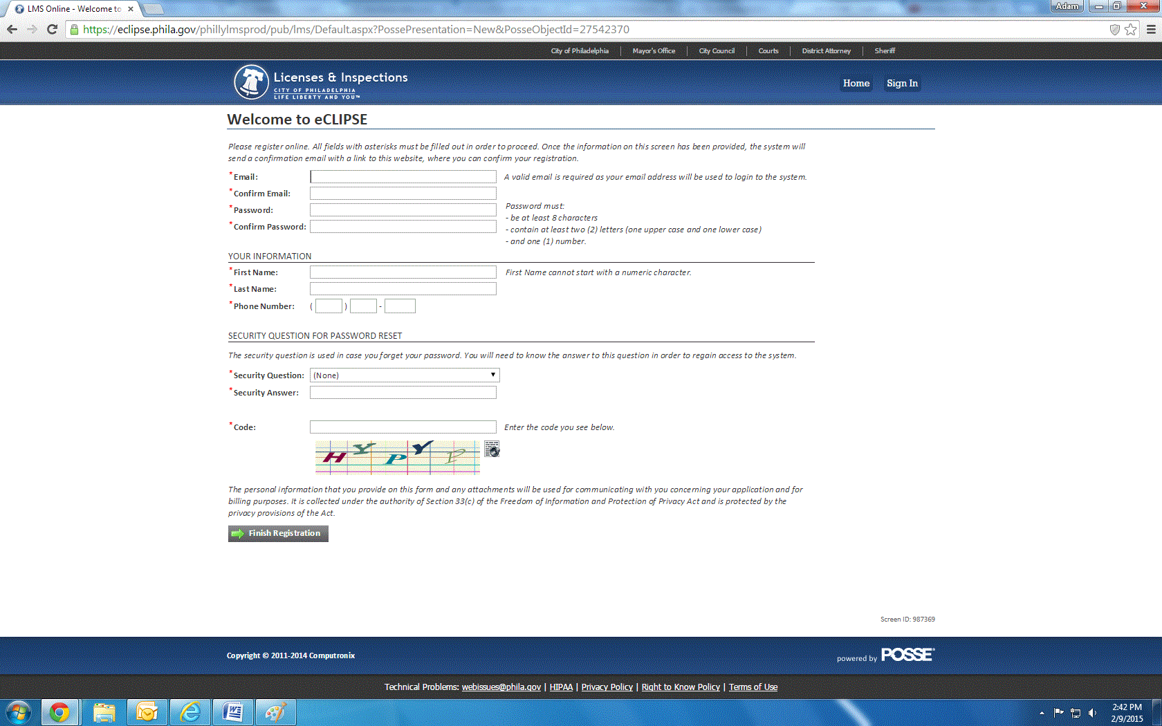 PKB - How do I create an Eclipse account?
